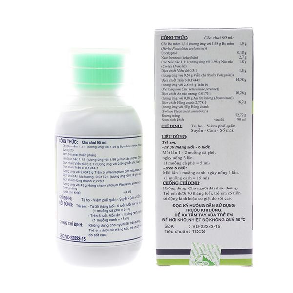 Siro Pectol-E trị ho, viêm phế quản (Hộp 1 chai 90ml) – Nhà Thuốc Helios