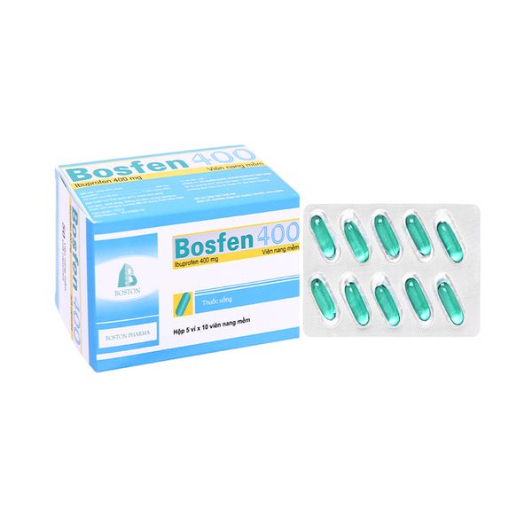 Bosfen Tab 400mg - Điều trị đau, sốt và viêm mức độ nhẹ đến trung bình ...