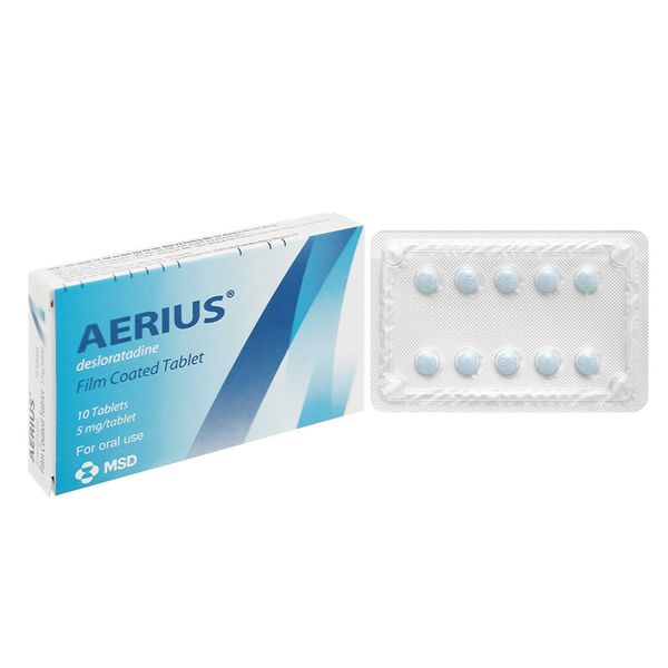 AERIUS 5MG TAB B/10 – Nhà Thuốc Helios