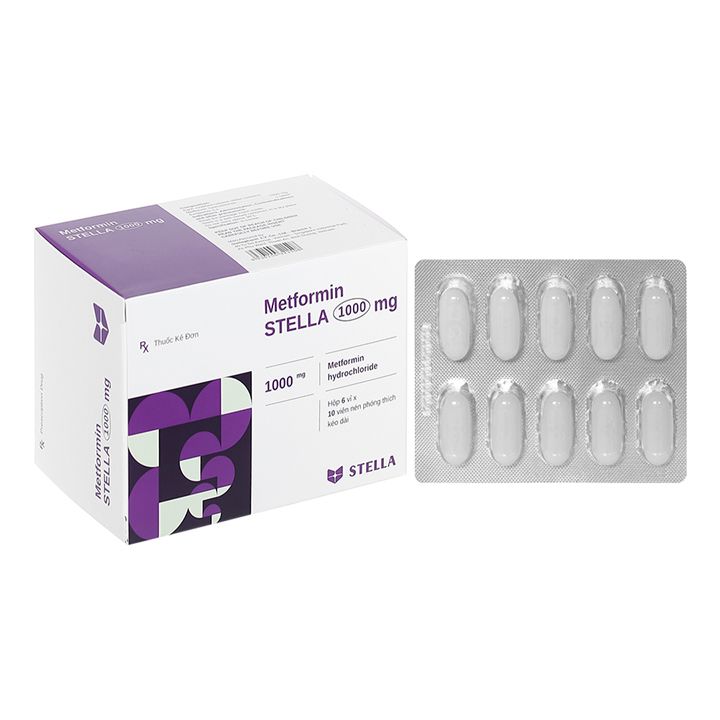 Metformin 1000 Mg Stada h/60v - Nhà Thuốc Thiên Trân
