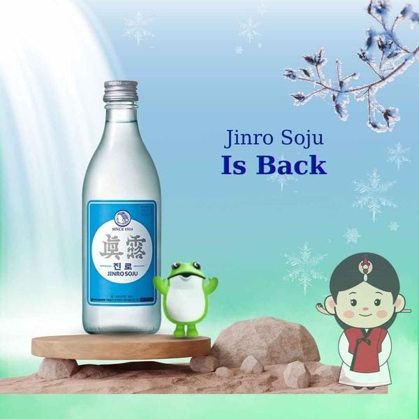 Rượu Soju Hàn Quốc Jinro Is Back 360ml-Chính Hãng – Thế Giới Soju