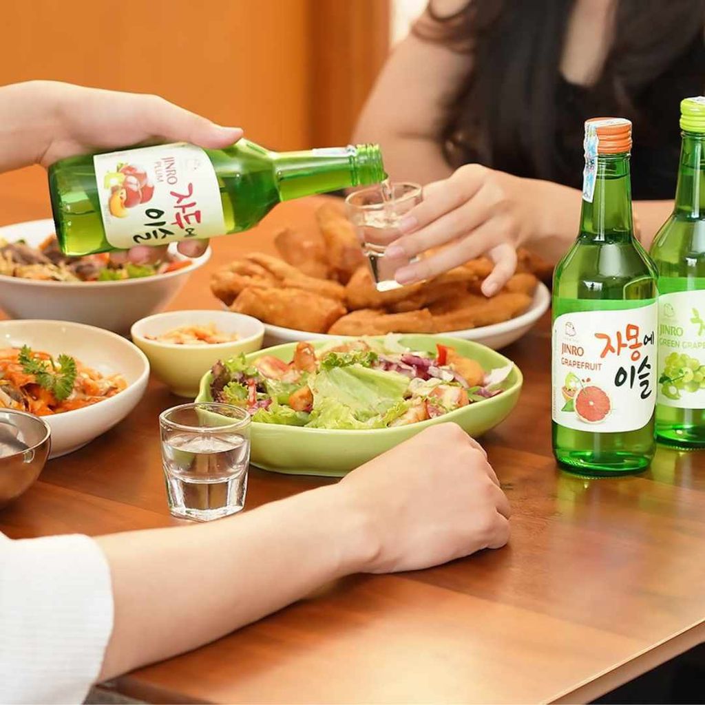 Rượu Soju Hàn Quốc Jinro Vị Đào Peach 360ml Chính Hãng Thế Giới Soju