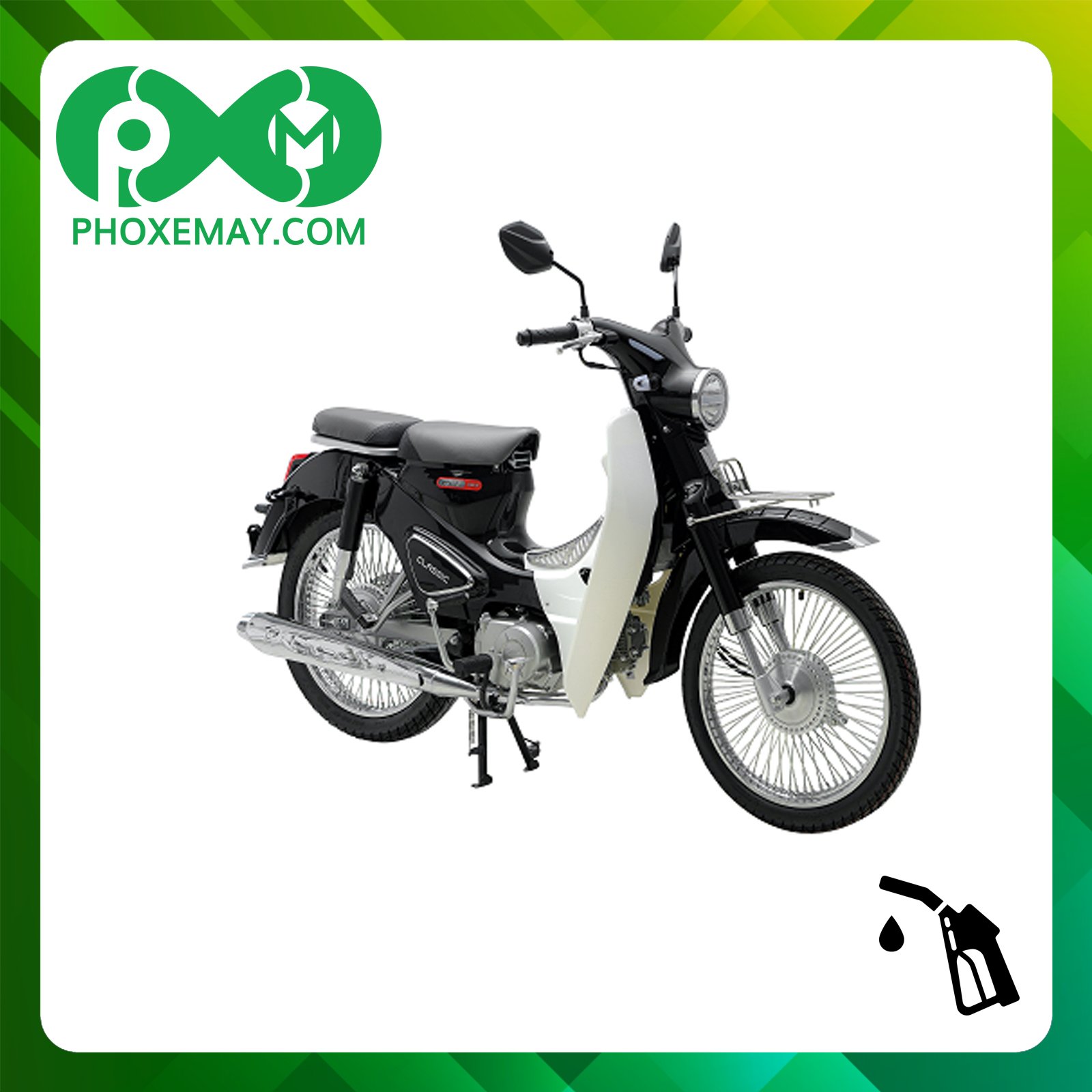Xe cub 50cc Ally Classic phiên bản bánh căm - Phố Xe Điện