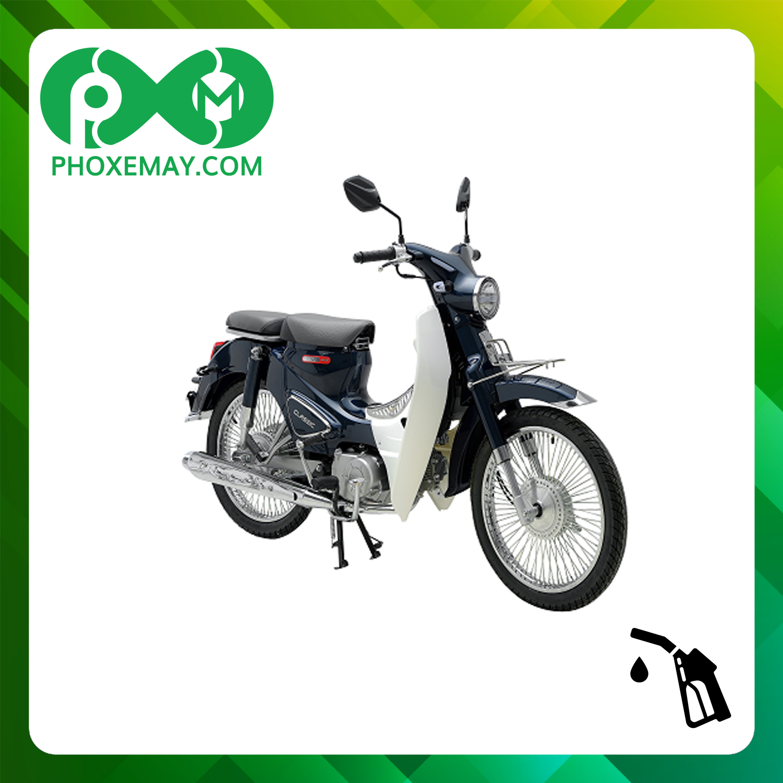 Xe cub 50cc Ally Classic phiên bản bánh căm - Phố Xe Điện