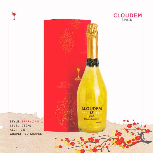 Bộ hộp quà 01 chai Cider Tây Ban Nha CLOUDEM Gold 750 ml - Quà Tết – Cỏ ...