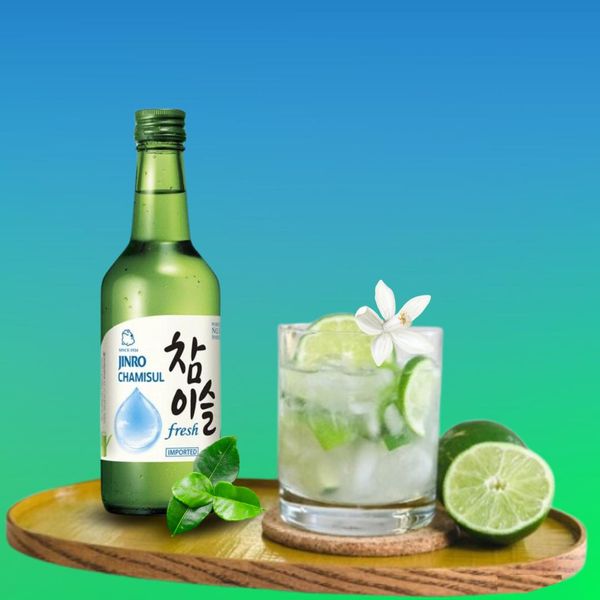 Rượu Soju Hàn Quốc Jinro Fresh 360ml-Chính Hãng – Cỏ Sáu Lá Specialty