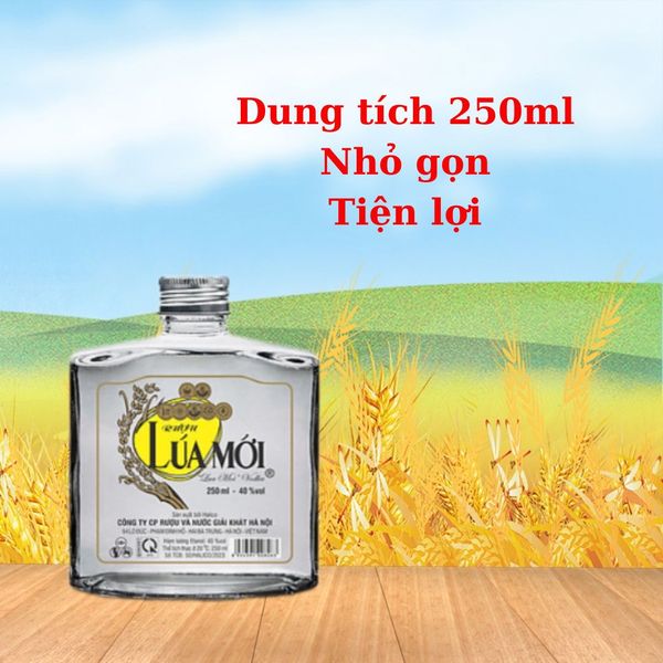 Rượu Lúa Mới Halico 40% 250ml - Vodka – Cỏ Sáu Lá Specialty