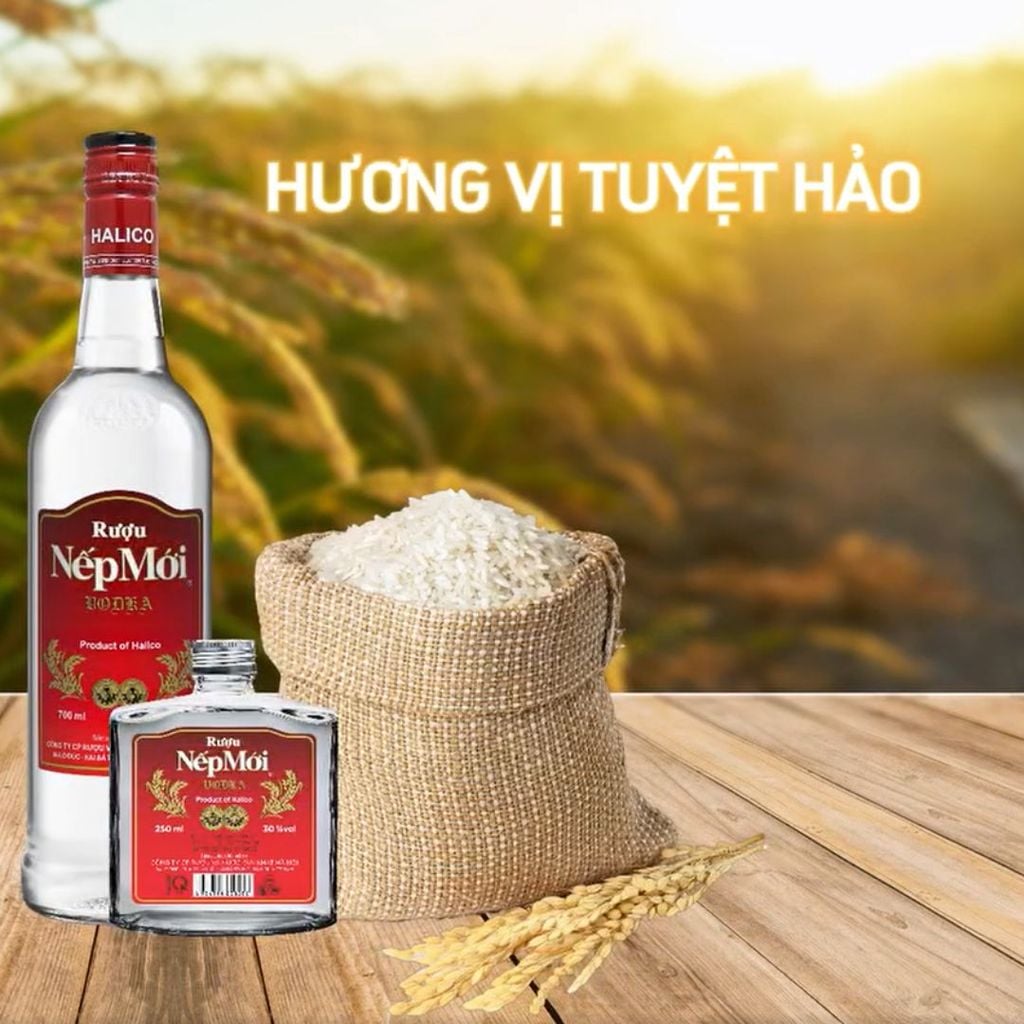 Rượu Nếp Mới Halico 30% 250ml - Vodka – Cỏ Sáu Lá Specialty