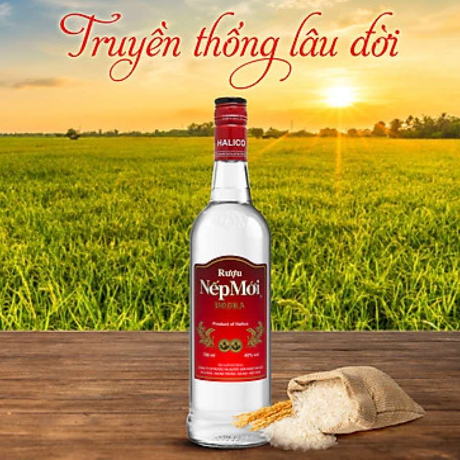 Rượu Vodka Nếp Mới Halico 500ml - Chính Hãng – Cỏ Sáu Lá Specialty