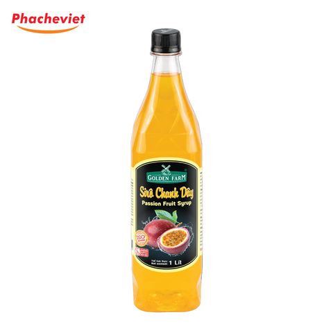 Syrup Golden Farm 1L Chanh Dây