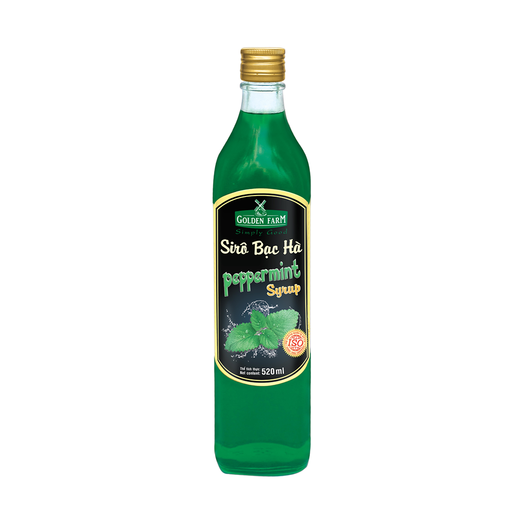 Syrup Golden Farm Bạc Hà 520ml - Phacheviet.com