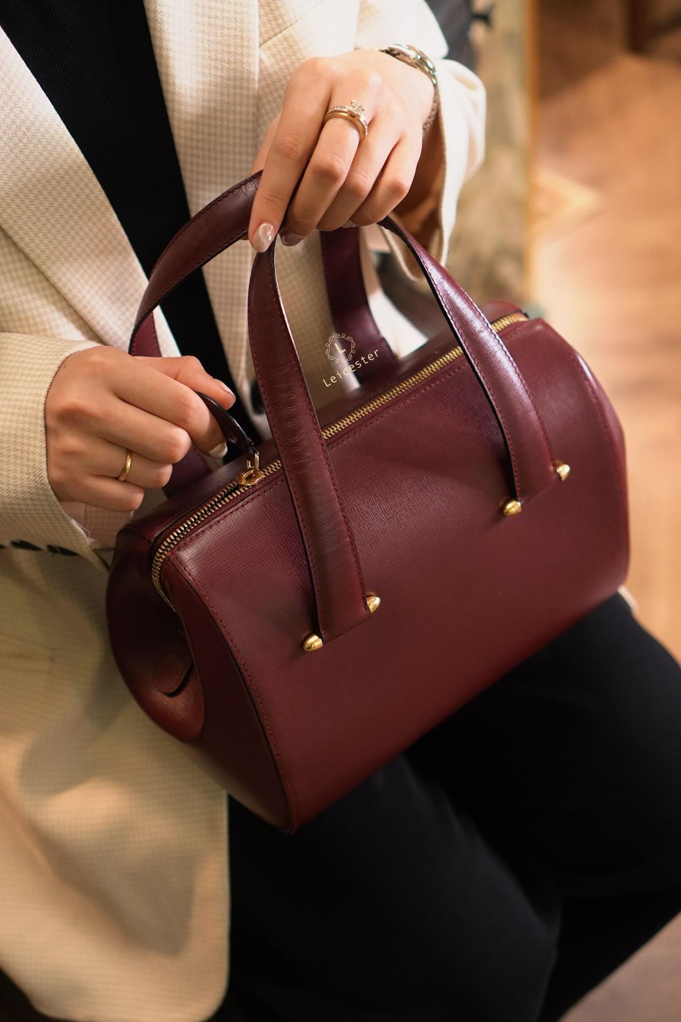 Mini Boston Vintage Bag – Leicester