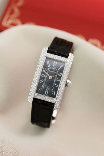 CARTIER TANK AMERICAINIE REF 2489 18K WHITE GOLD – Leicester