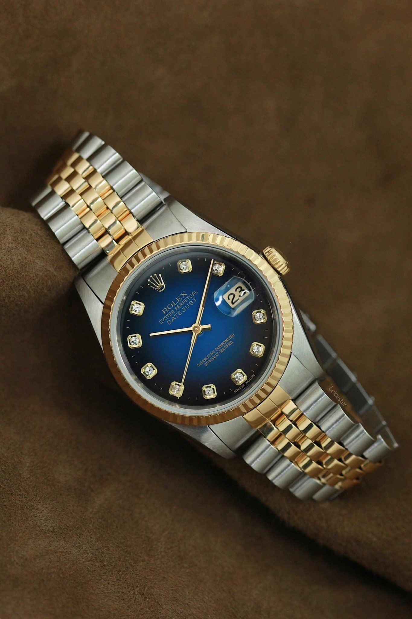 ROLEX DATEJUST REF 16233 BLUE OMBRE – Leicester