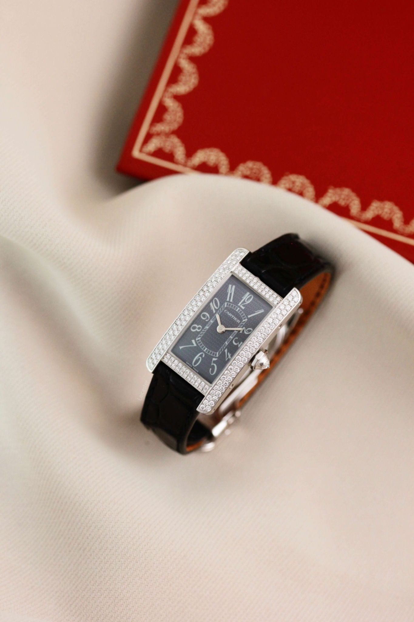 CARTIER TANK AMERICAINIE REF 2489 18K WHITE GOLD – Leicester