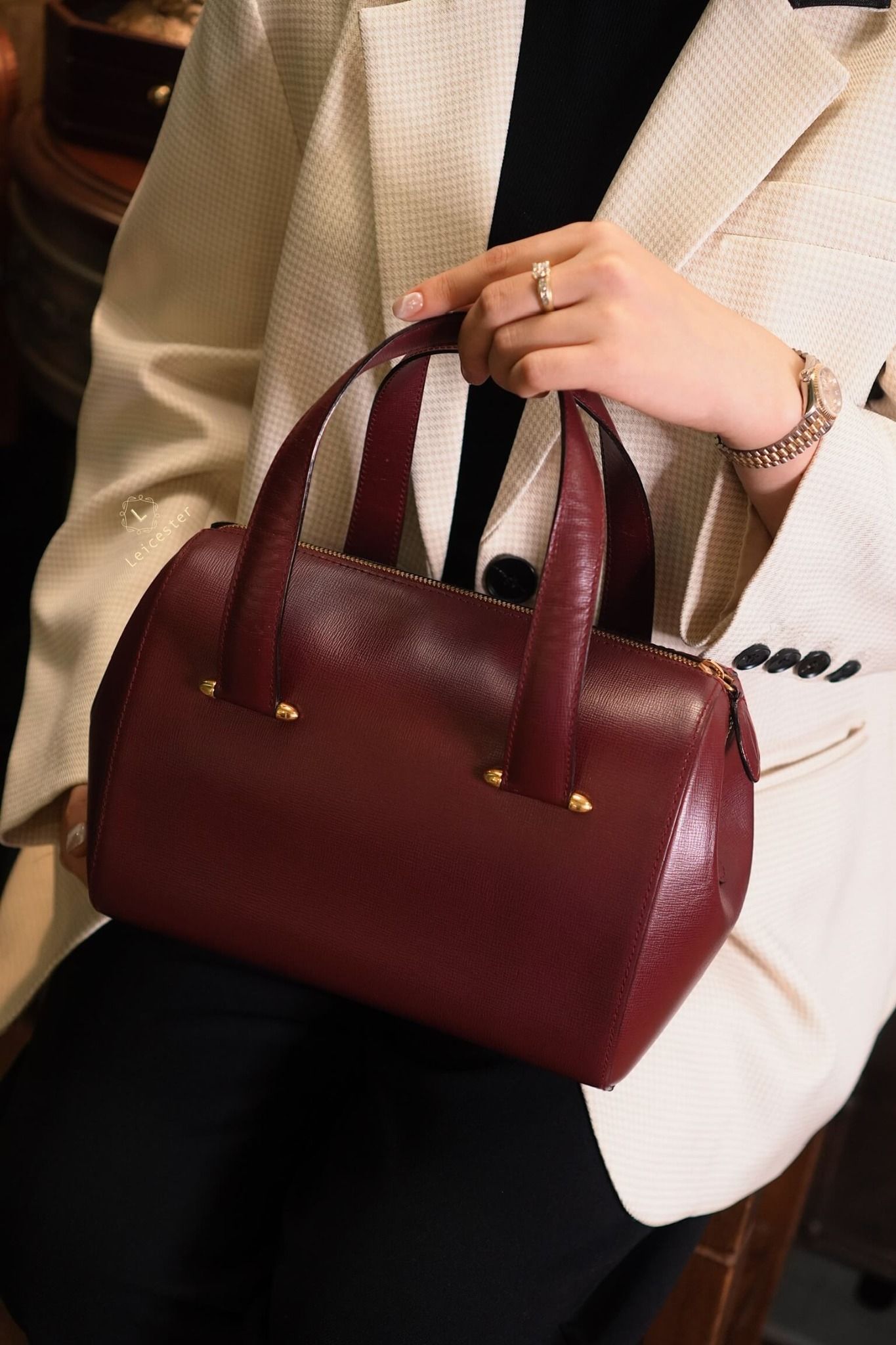 Mini Boston Vintage Bag – Leicester