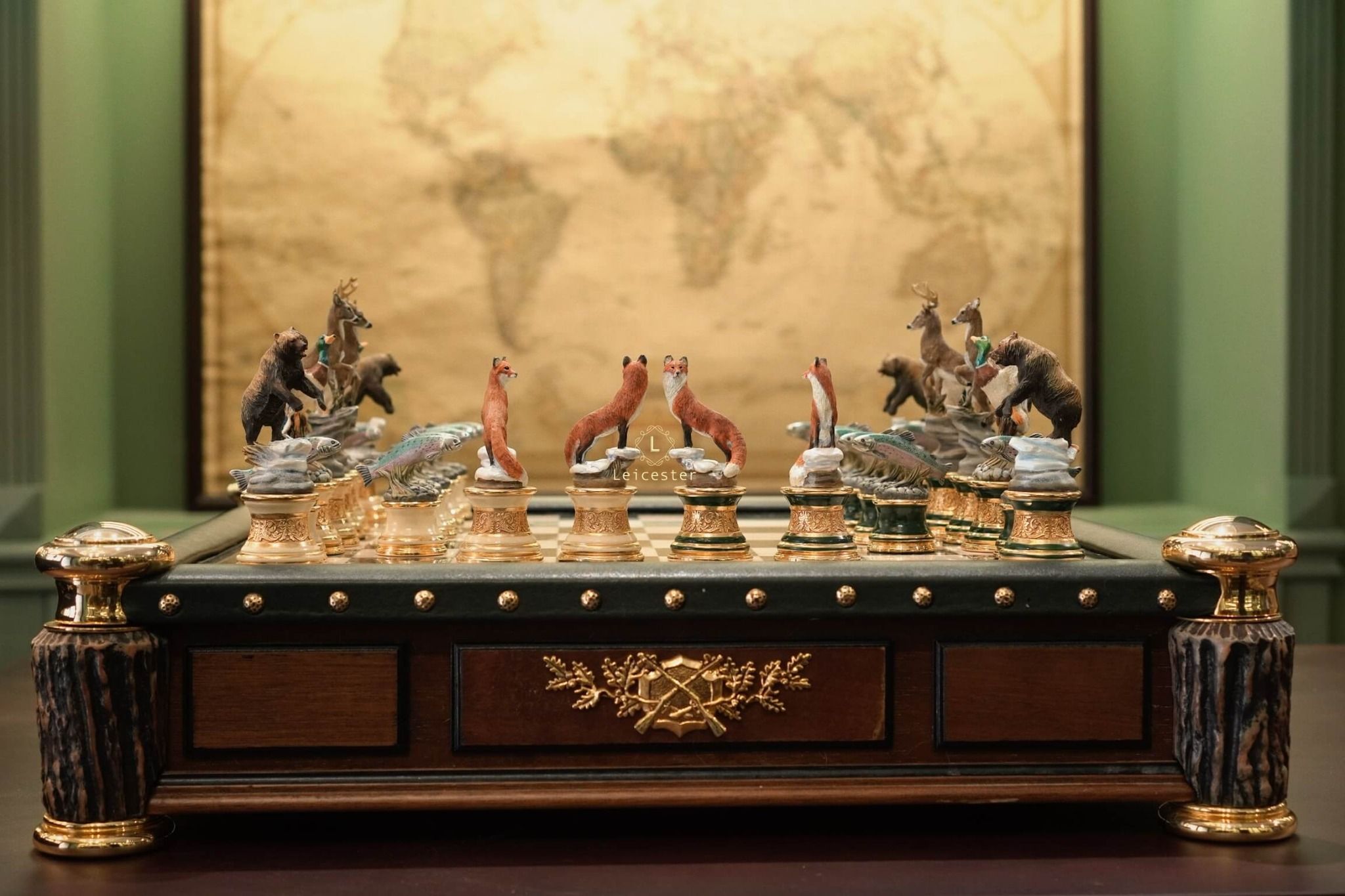 Bộ cờ vua Franklin Mint Sportsman Trophy – Leicester