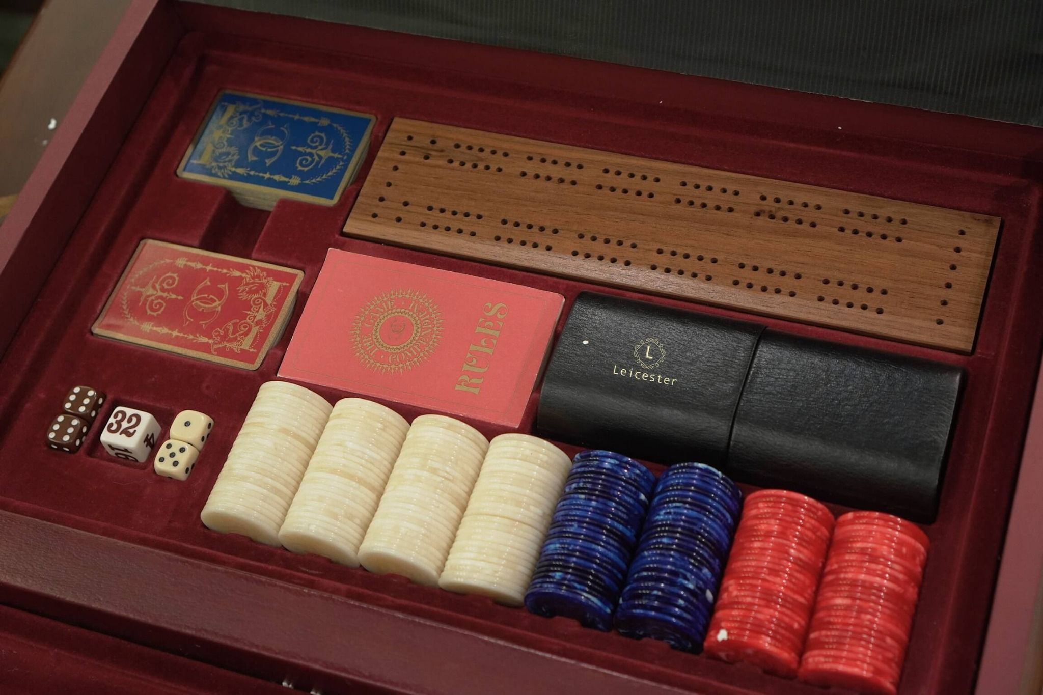 Franklin Mint Clermont Club Game Compendium Box – Leicester