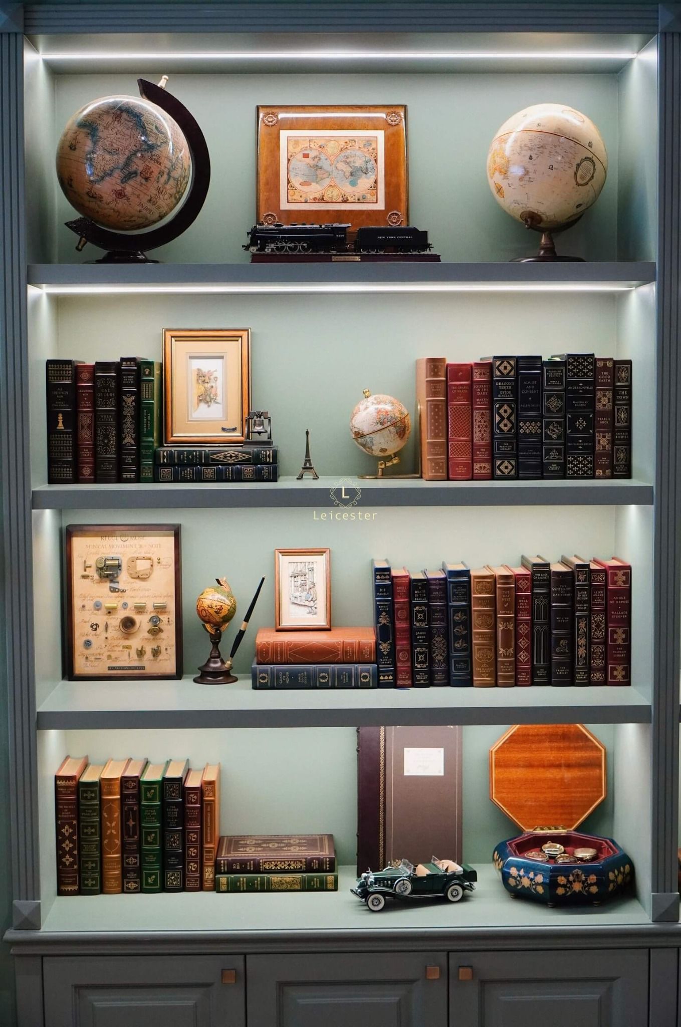 Bộ sách The Franklin Library Collection 22k gold – Leicester