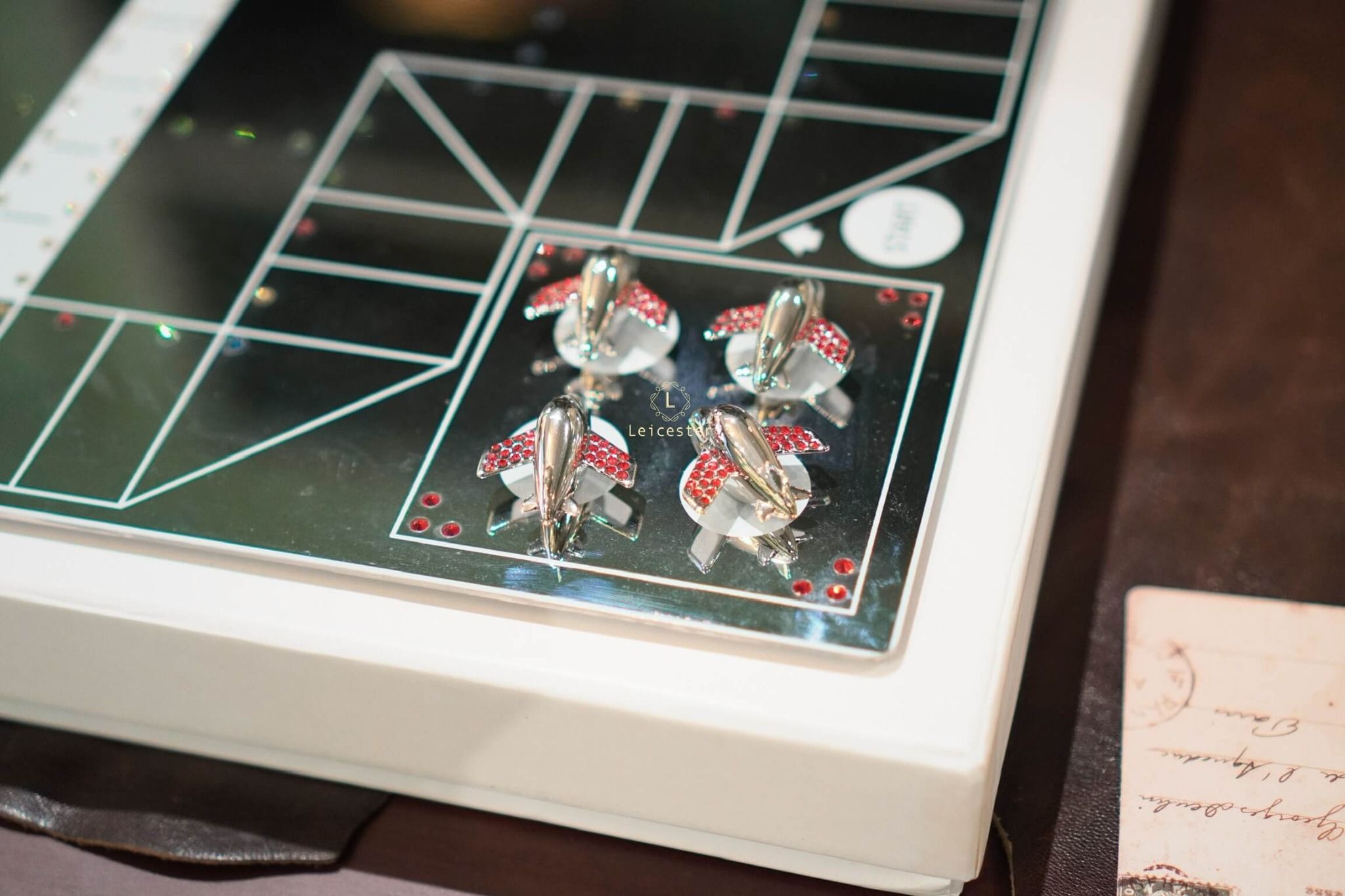 Swarovski Flying Chess Set Mint – Leicester