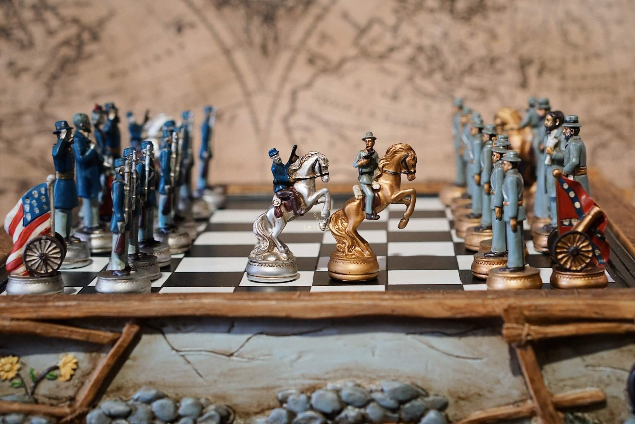 AMERICAN CIVIL WAR CHESS – Leicester