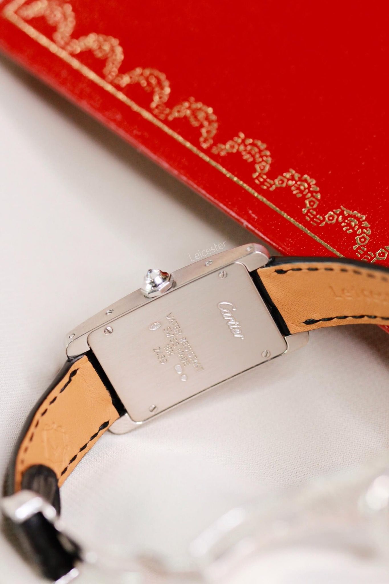 CARTIER TANK AMERICAINIE REF 2489 18K WHITE GOLD – Leicester