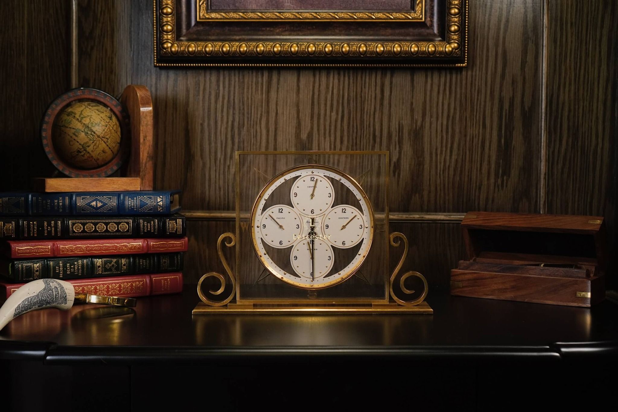 Remembrance Multi Dial Desk Clock – Leicester