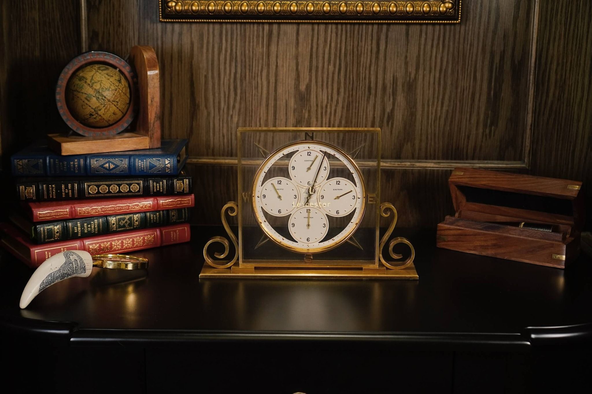 Remembrance Multi Dial Desk Clock – Leicester