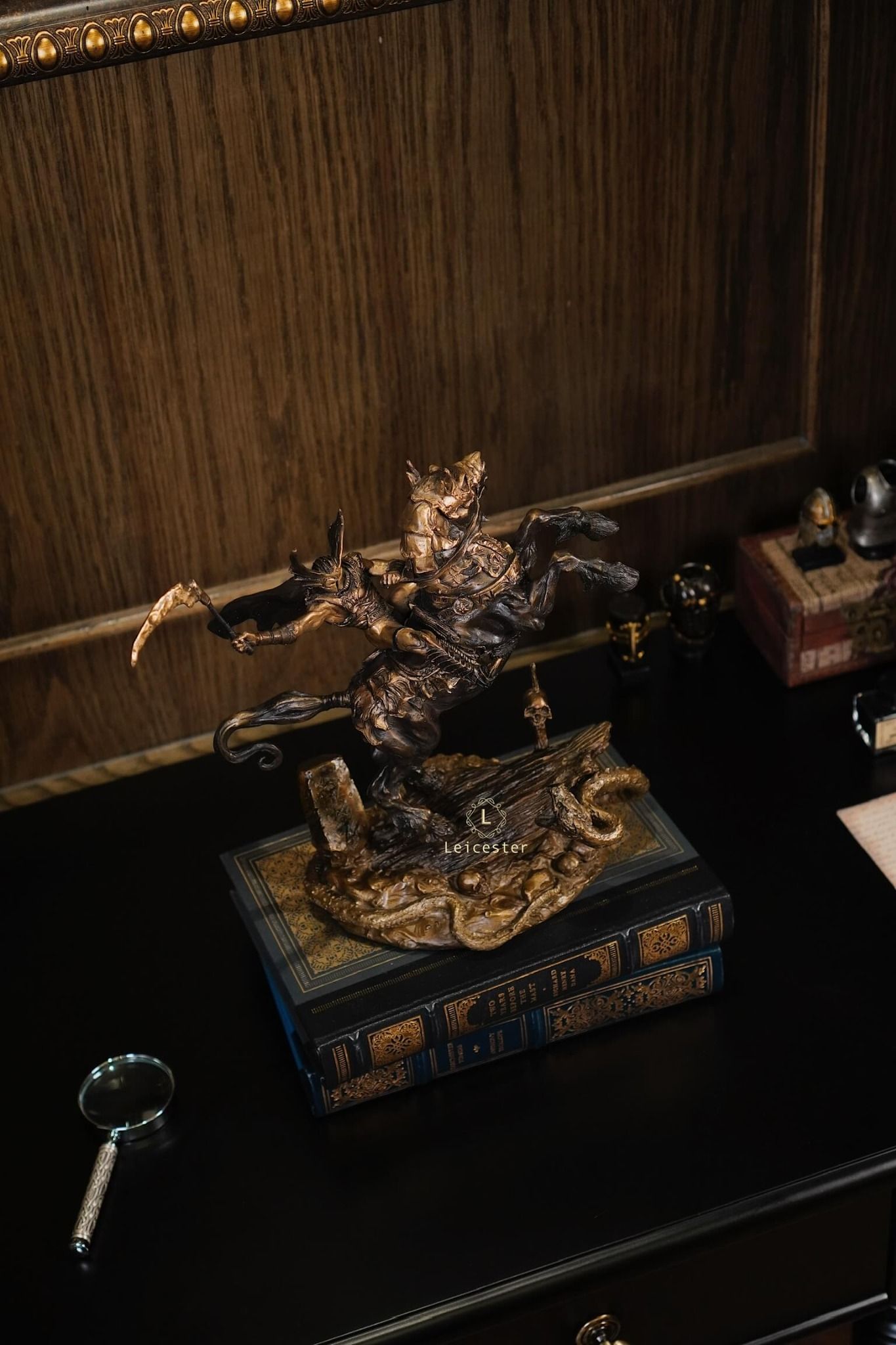 Nightmare’s Bane by Brom bronze sculpture – Leicester