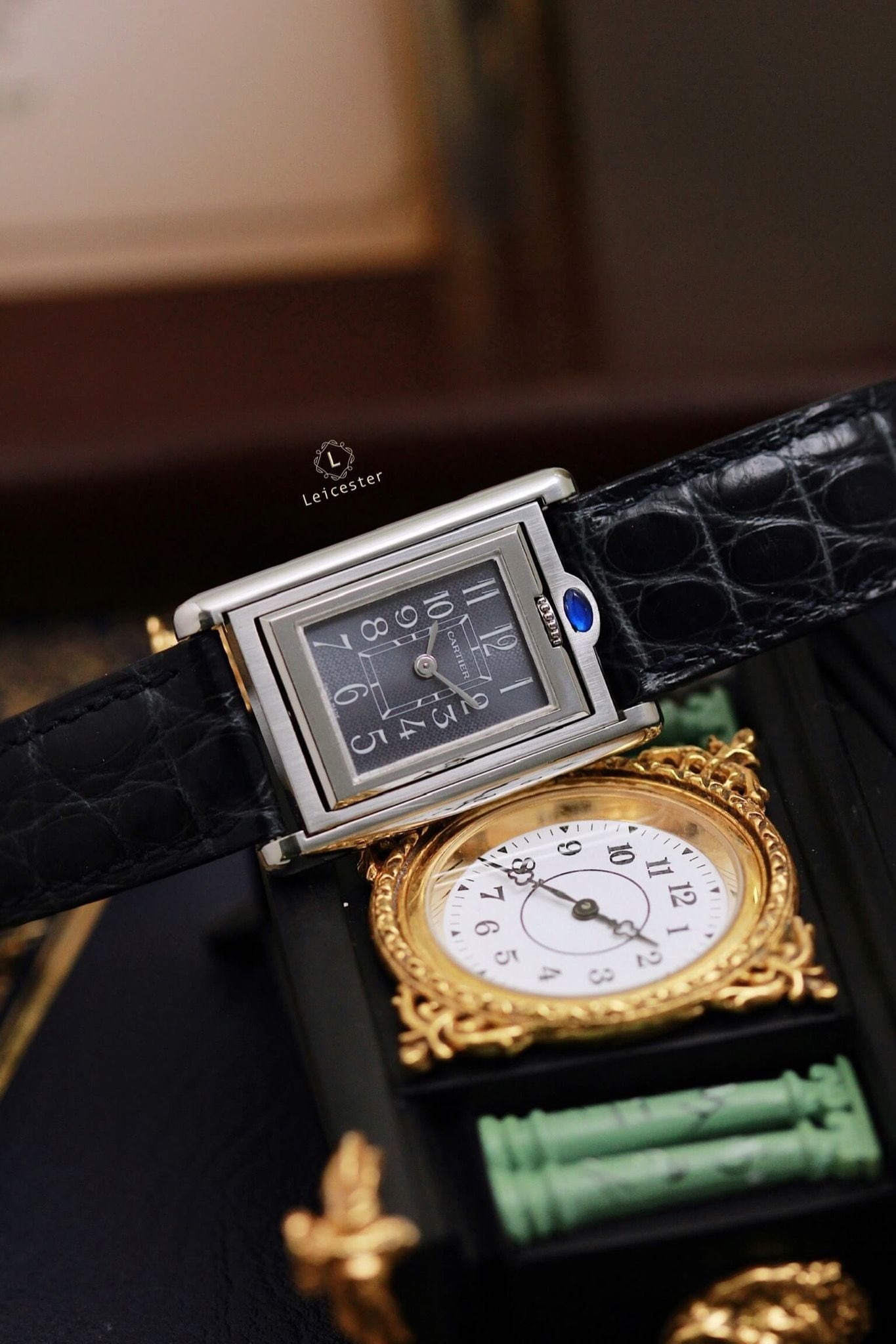 CARTIER TANK BASCULANTE REF 2386 ARABIC – Leicester