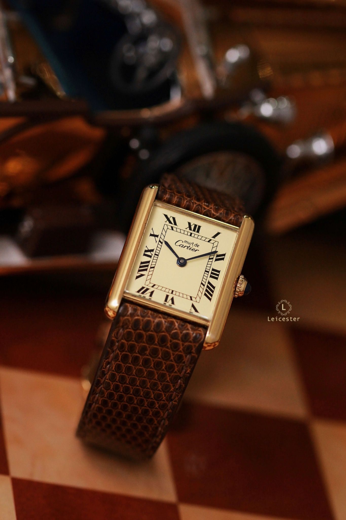 Must De Cartier Tank Vermeil Ref 59005 – Leicester