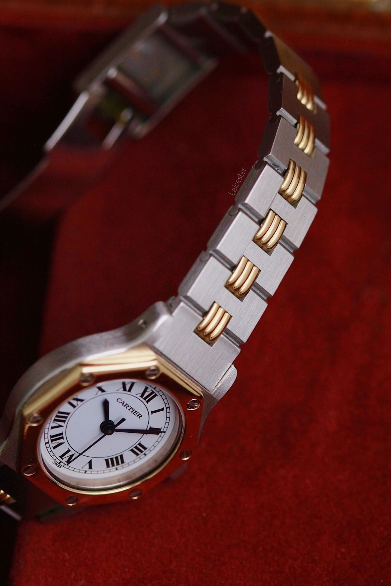 CARTIER SANTOS OCTAGON GODRON – Leicester