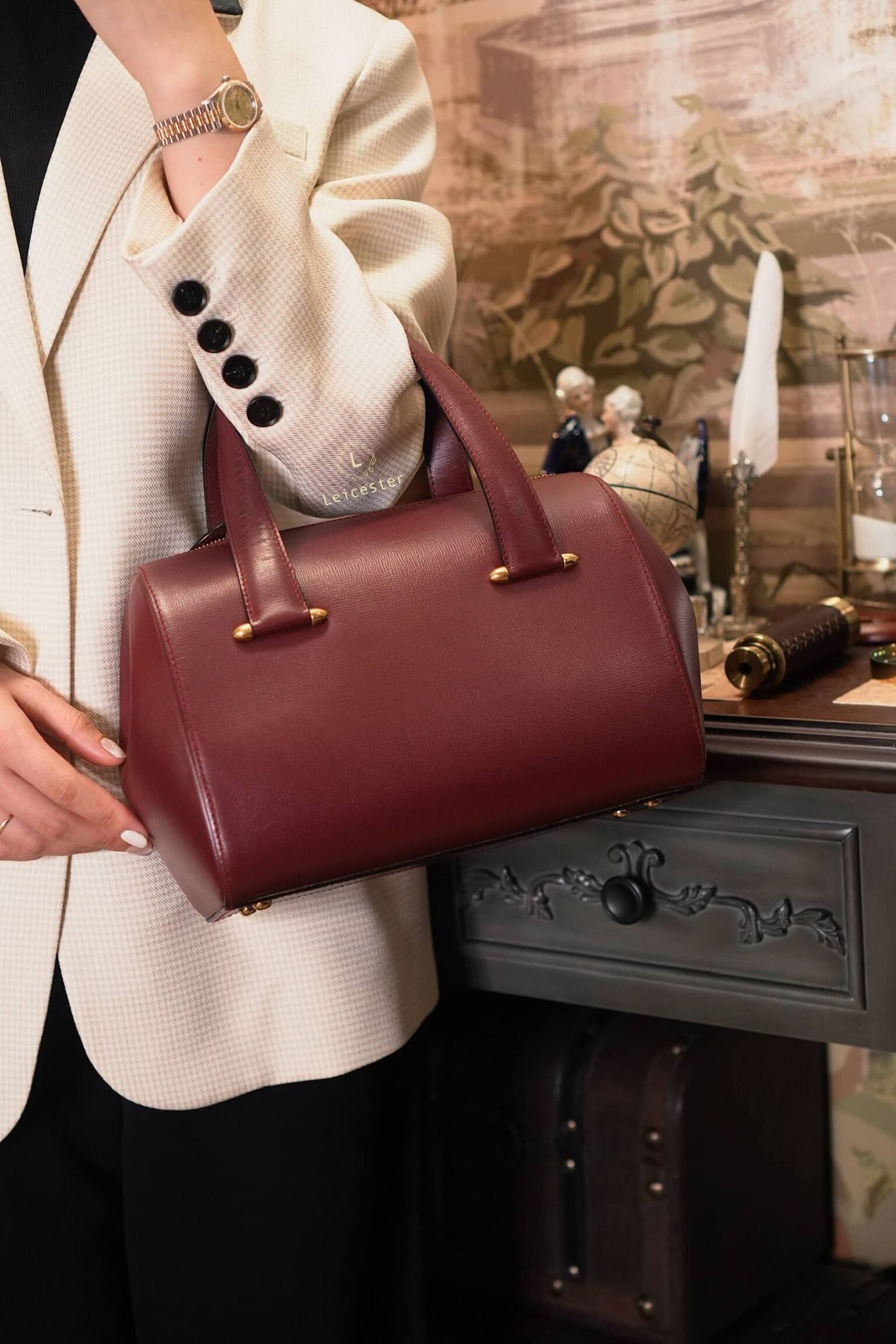 Mini Boston Vintage Bag – Leicester