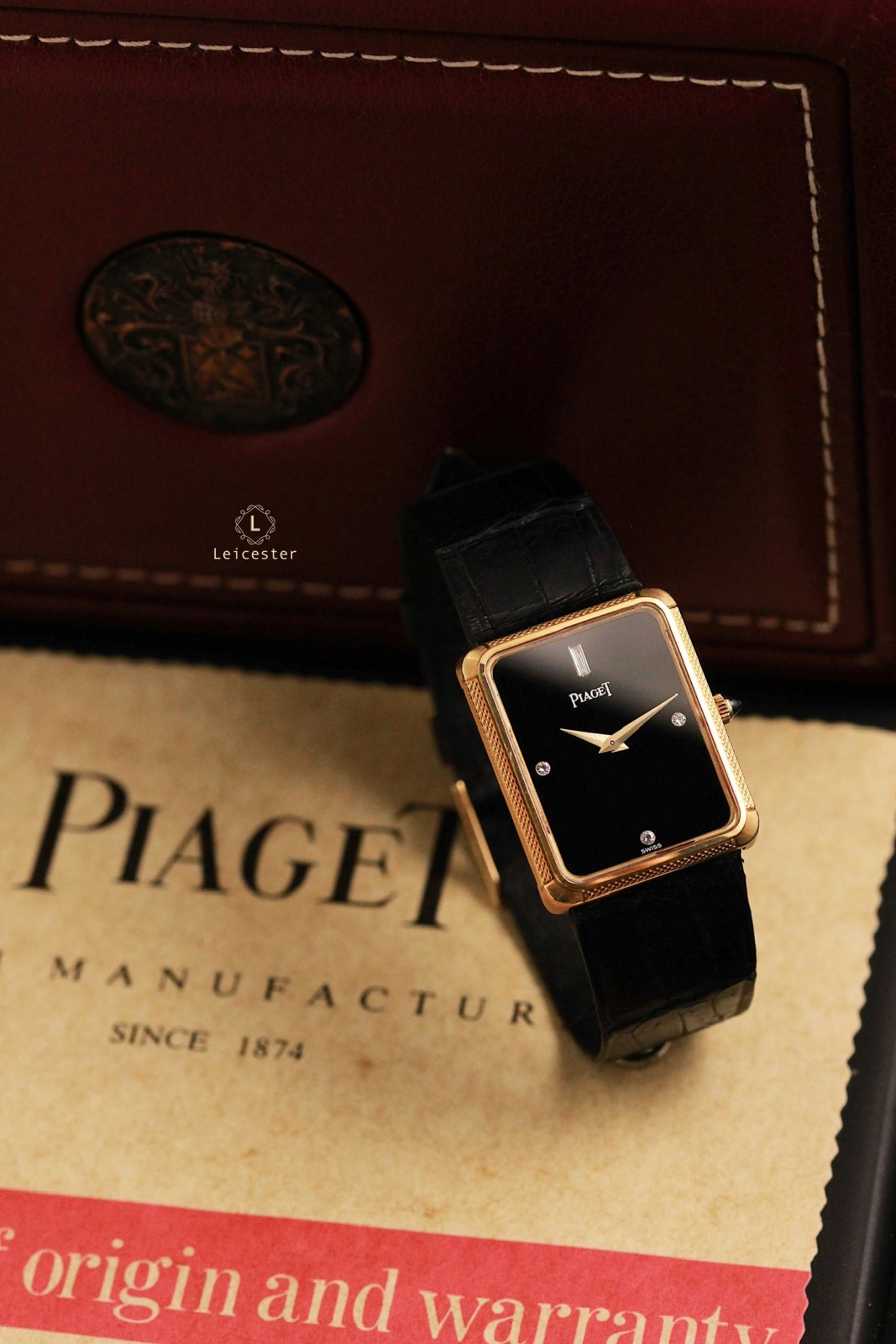 Piaget Tank Onyx Dial – Leicester