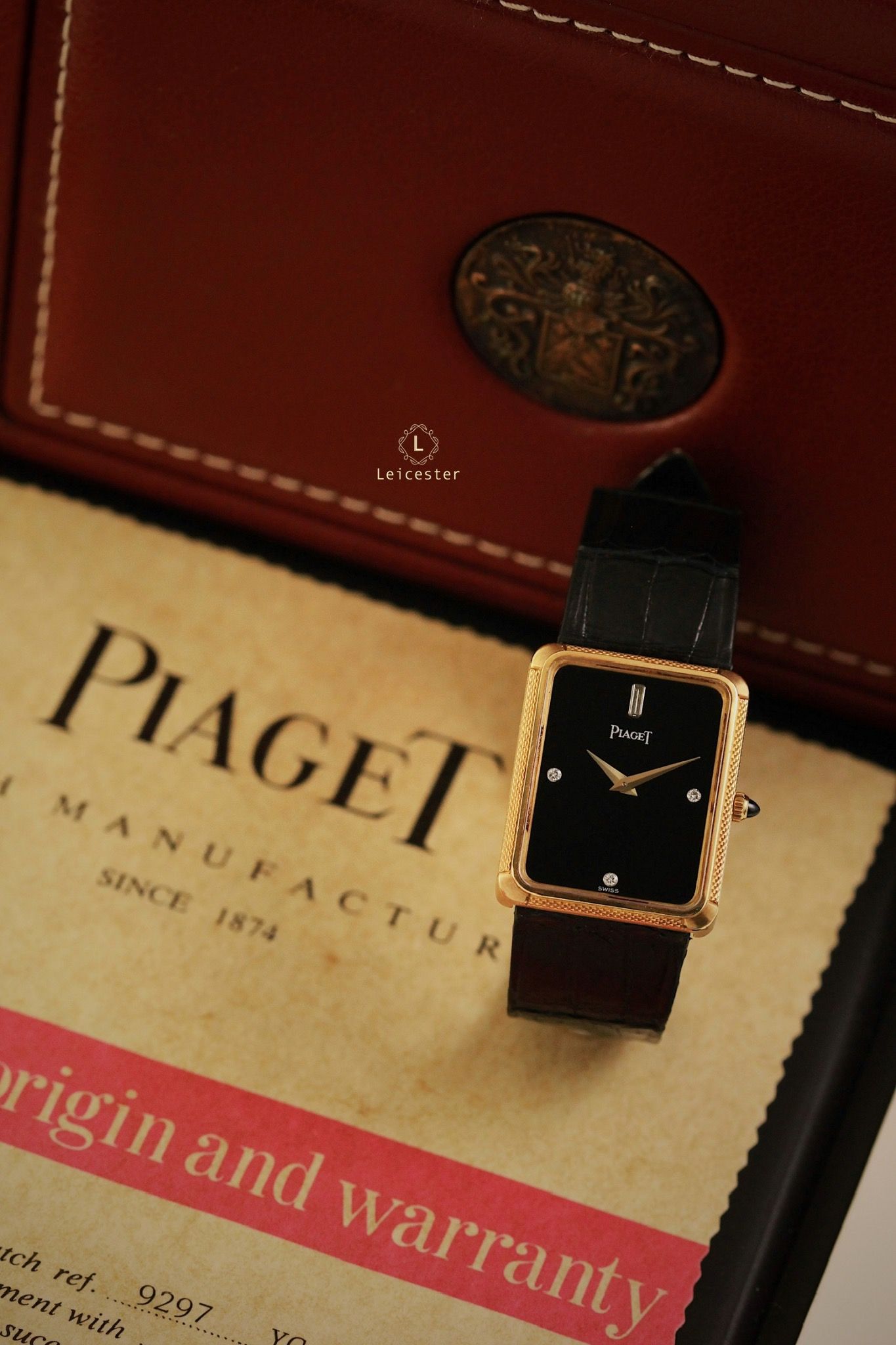 Piaget Tank Onyx Dial – Leicester