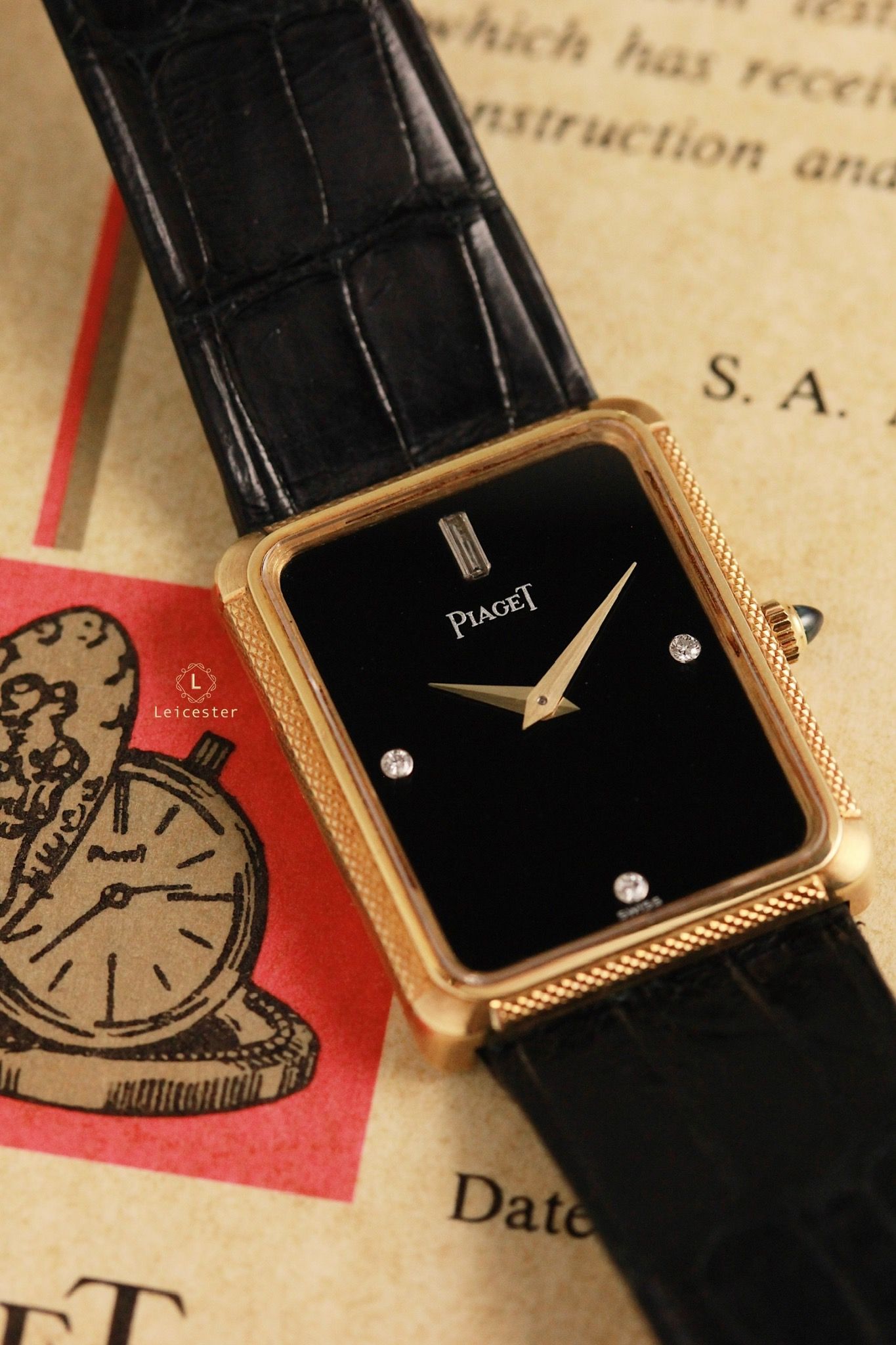 Piaget Tank Onyx Dial – Leicester