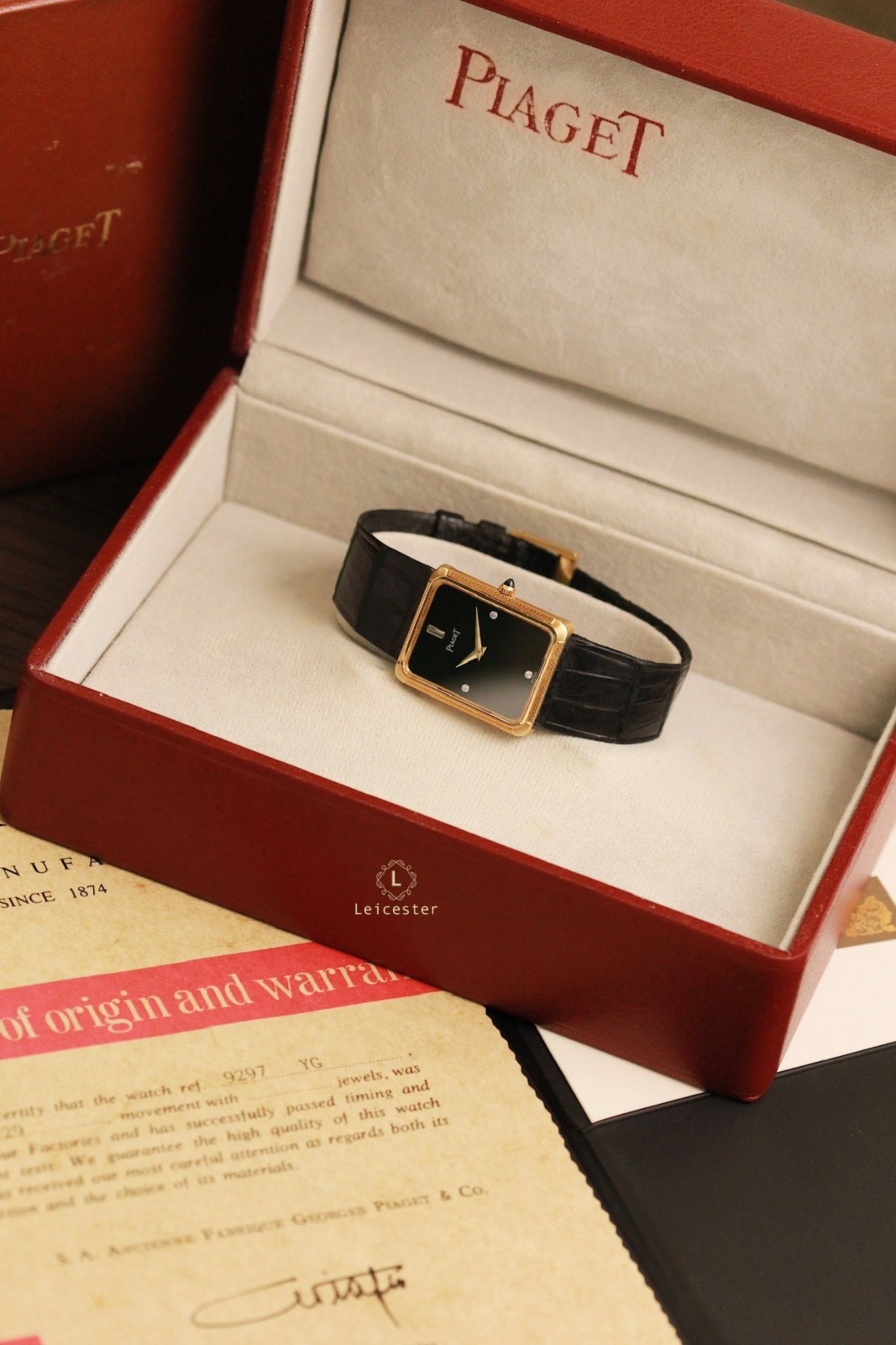 Piaget Tank Onyx Dial – Leicester