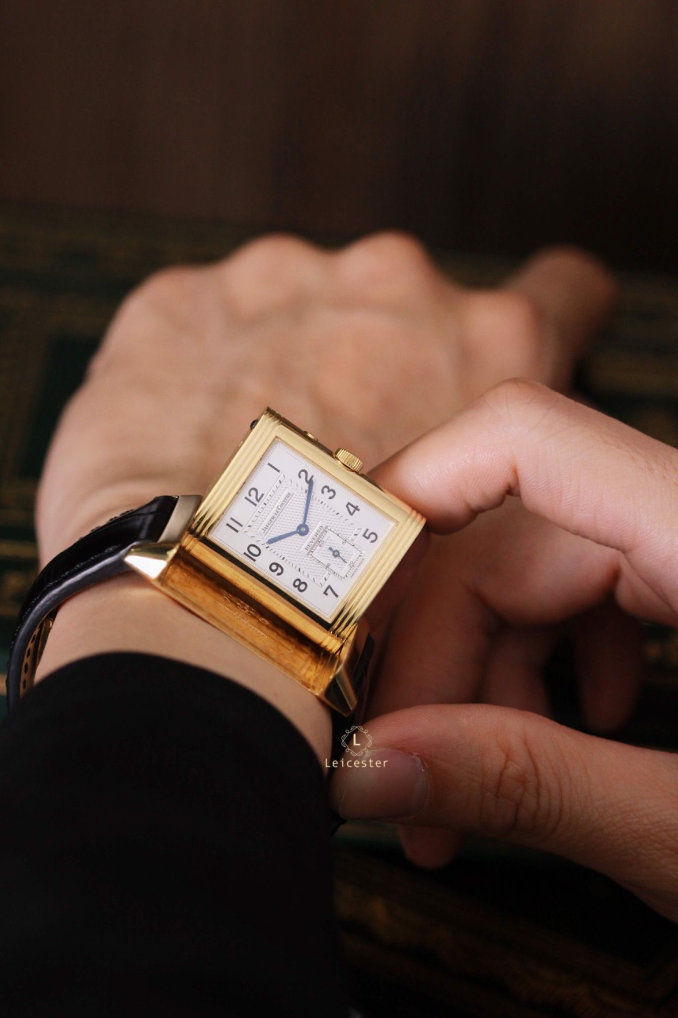 Jaeger-LeCoultre Reverso Duoface 18K Solid yellow Gold – Leicester