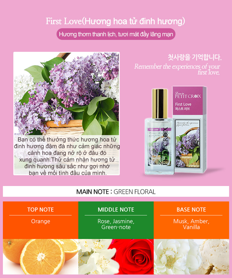 [Petit Croix] Nước hoa 30ml First Love – Siêu Thị Hàn