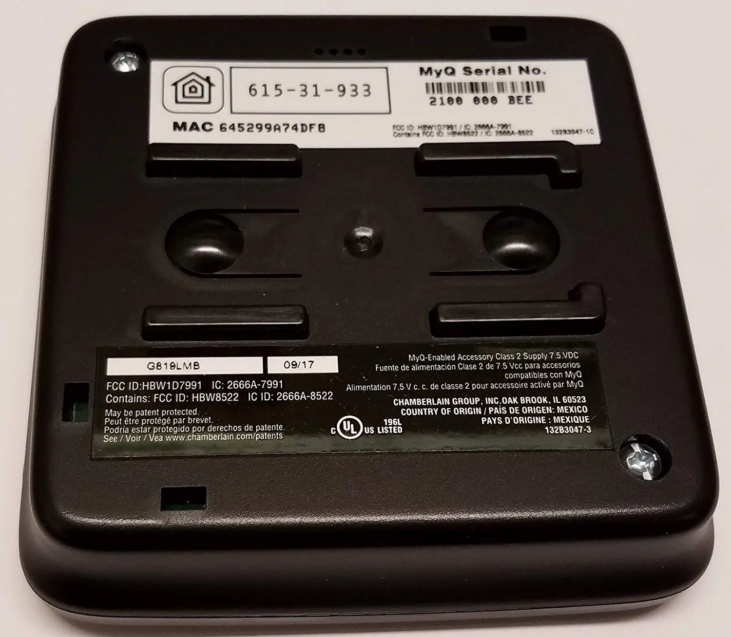 Bộ điều khiển garage thông minh Liftmaster 819LMB myQ® Home Bridge