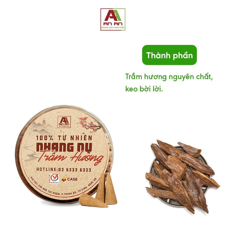 Nhang Nụ Trầm Hương Nhang Sạch Thảo Mộc An An
