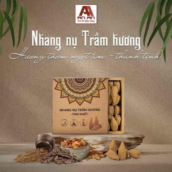 Nhang Nụ Tinh Khiết Nhang Sạch Thảo Mộc An An