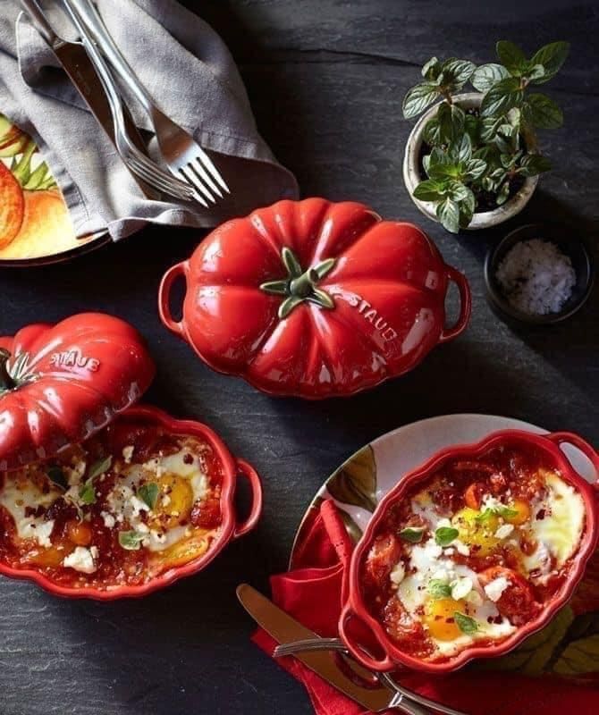 Âu sứ Staub Tomato Cocotte 12,9cm cà chua – Bếp Tây