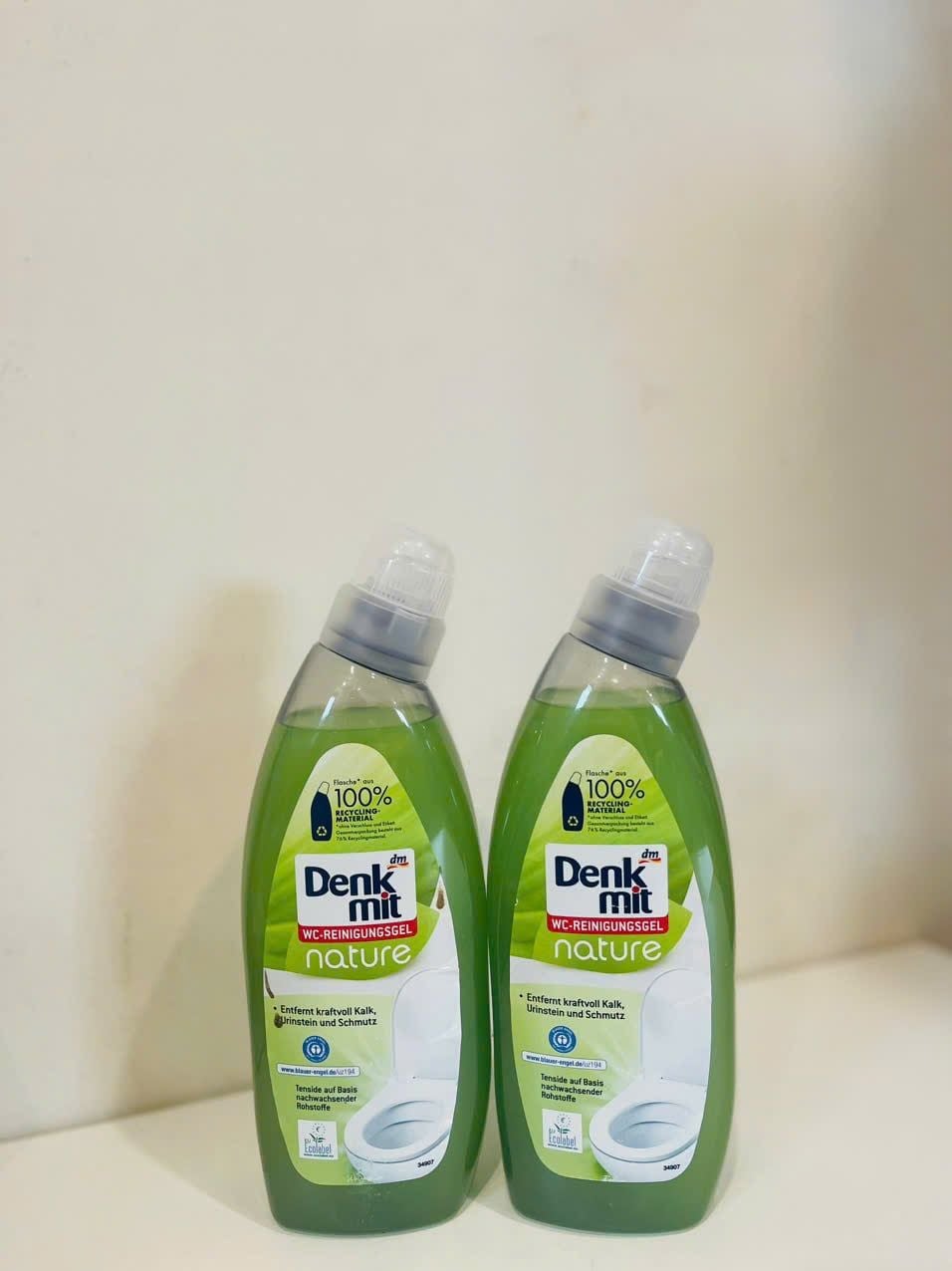 Dung dịch vệ sinh bồn cầu Denkmit WC-Reiniger nature 750ml xanh lá ...