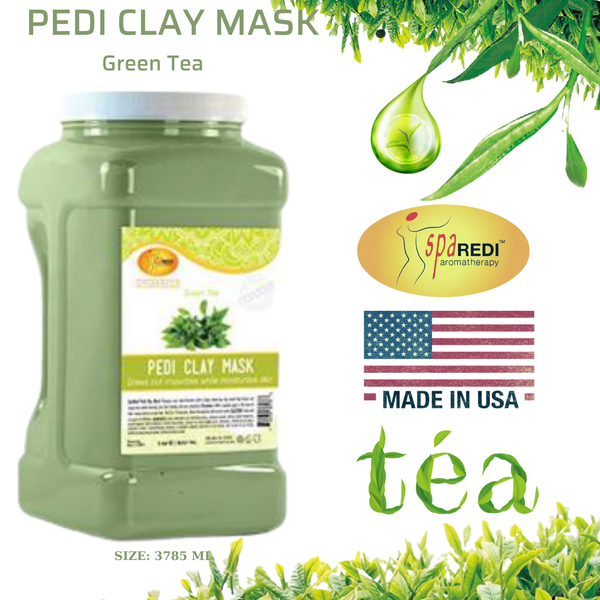 Măt nạ đất sét Pedi Clay Mask mùi Trà Xanh 3785 mlMăt nạ đất sét Pedi ...