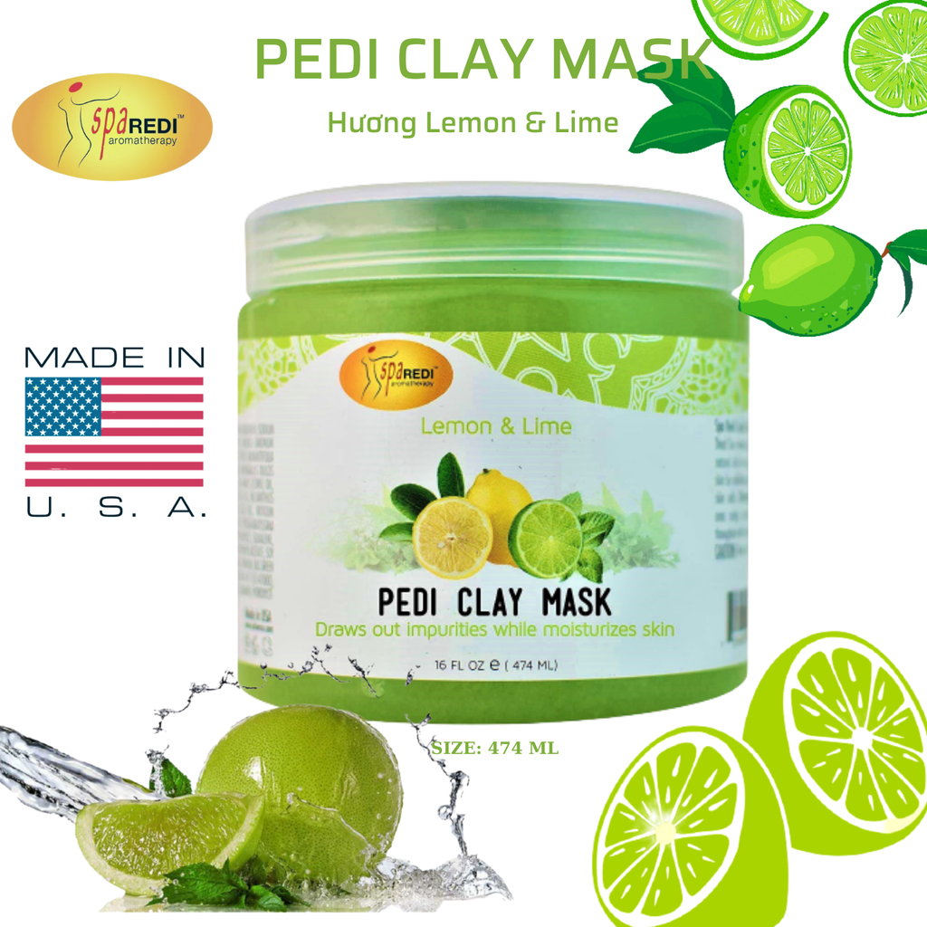 Măt nạ đất sét Pedi Clay Mask mùi Chanh Leo 474 mlMăt nạ đất sét Pedi ...