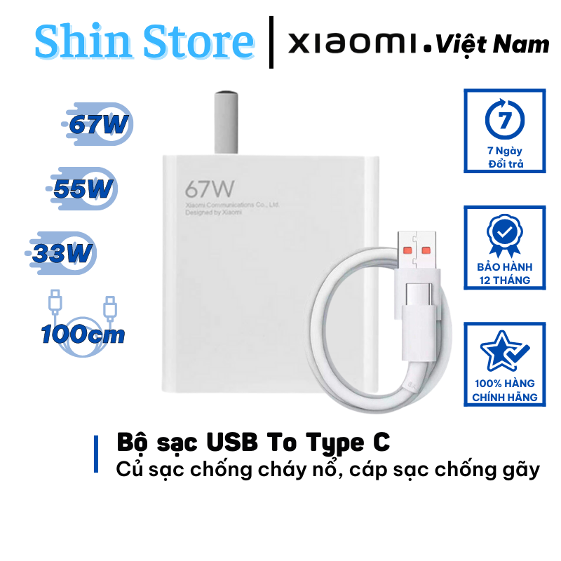Bộ sạc Xiaomi cho điện thoại
