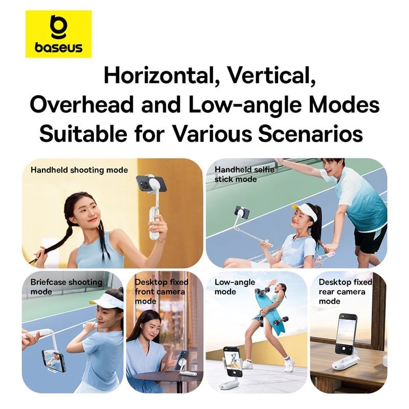 Gậy Selfie Từ Tính Baseus TechShot Series Dual-Support Phone – Promax Studio