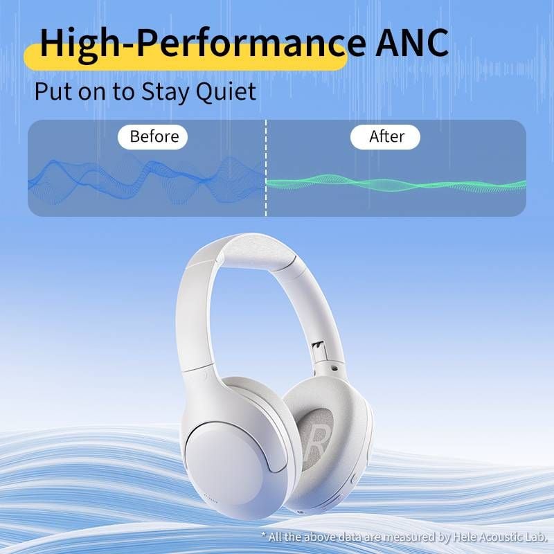 Tai Nghe Chụp Tai Không Dây QCY H3 Lite ANC (Bluetooth v5.3, 60H, ENC) – Promax Studio