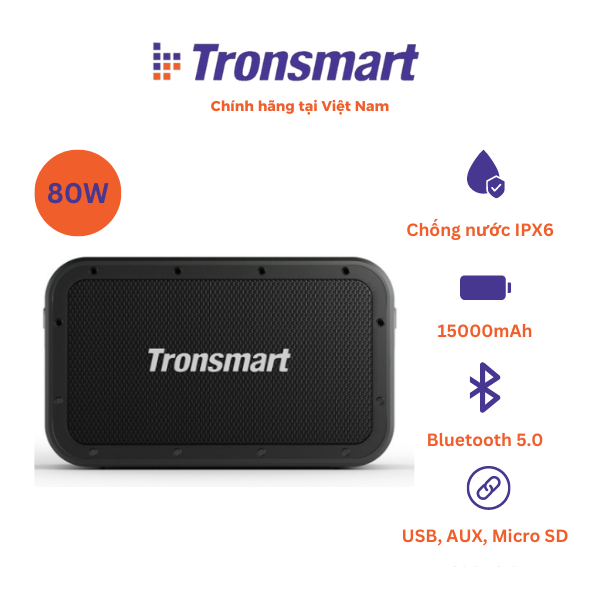 Loa Bluetooth 5.0 Tronsmart Force Max Công suất 80W – Promax Studio